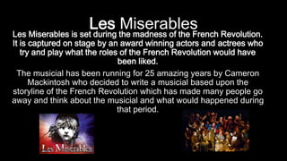 London west end presentation | PPTX