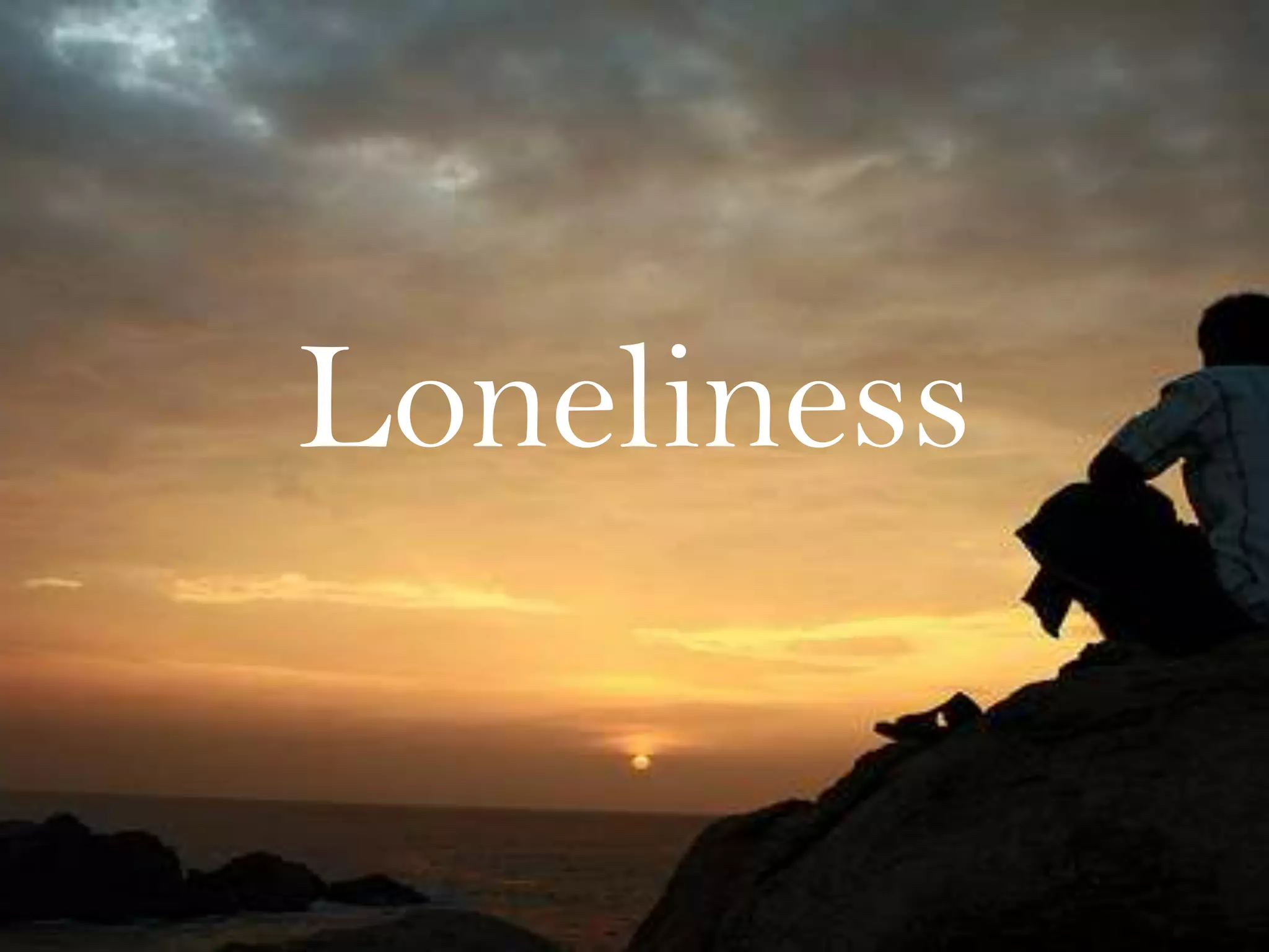 Loneliness | PPTX