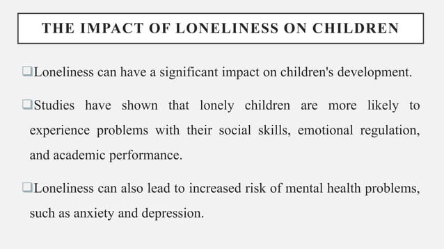 Loneliness.pptx | Senior Health | Healthy Living