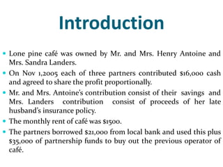 Lone pine cafe (a) | PPTX