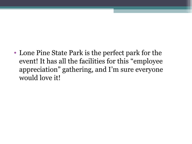 Lone Pine State Park | PPT
