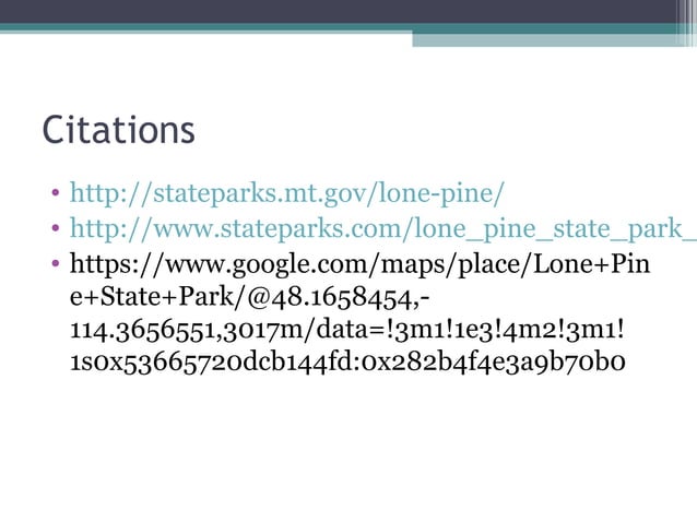 Lone Pine State Park | PPT