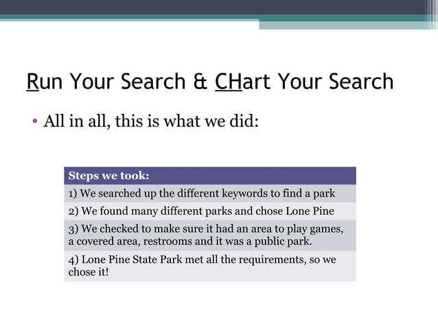 Lone Pine State Park | PPT