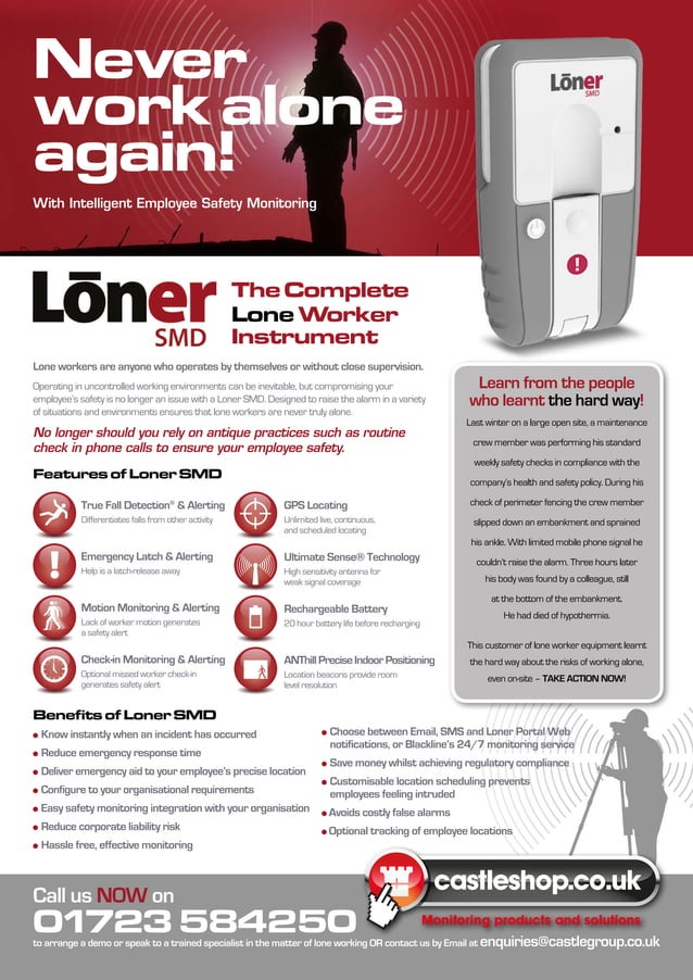 Never work alone again with Intelligent Employee Safety Monitoring | PDF