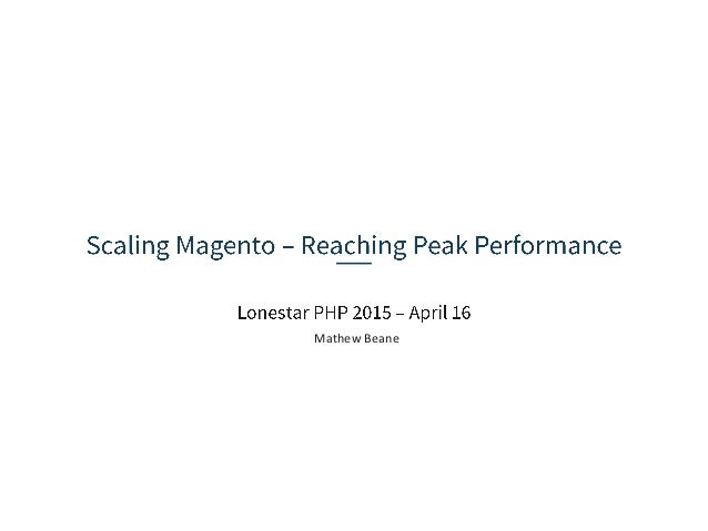 Lonestar php scalingmagento