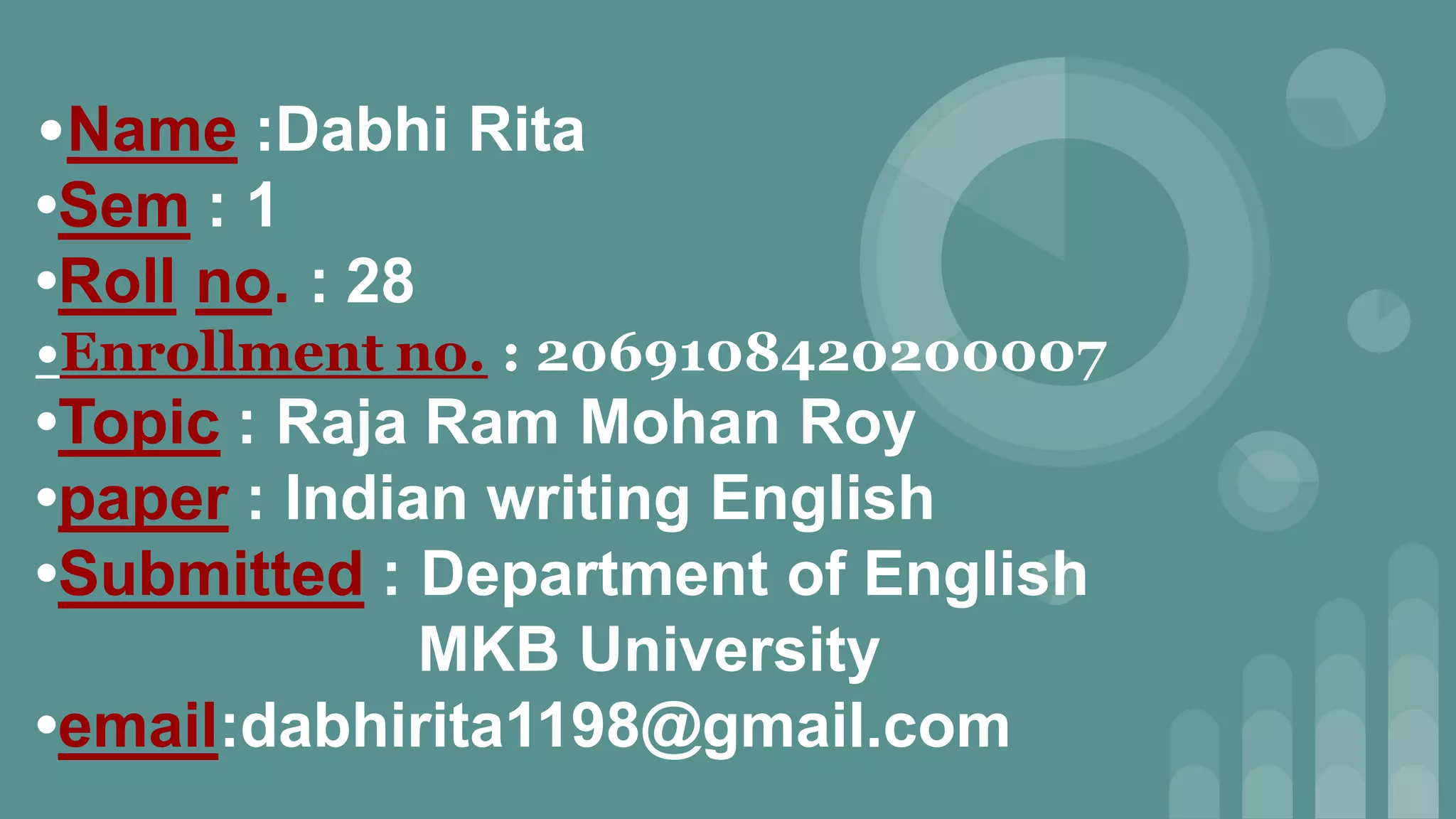 Indian written in english | PPT