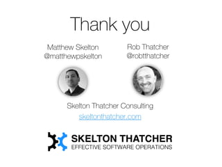 Long live the DevOps team - Edinburgh 2015 - Skelton Thatcher | PPT
