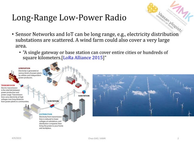 Long-Range Low-power Radio (LoRa).pptx | Internet of Things | Internet