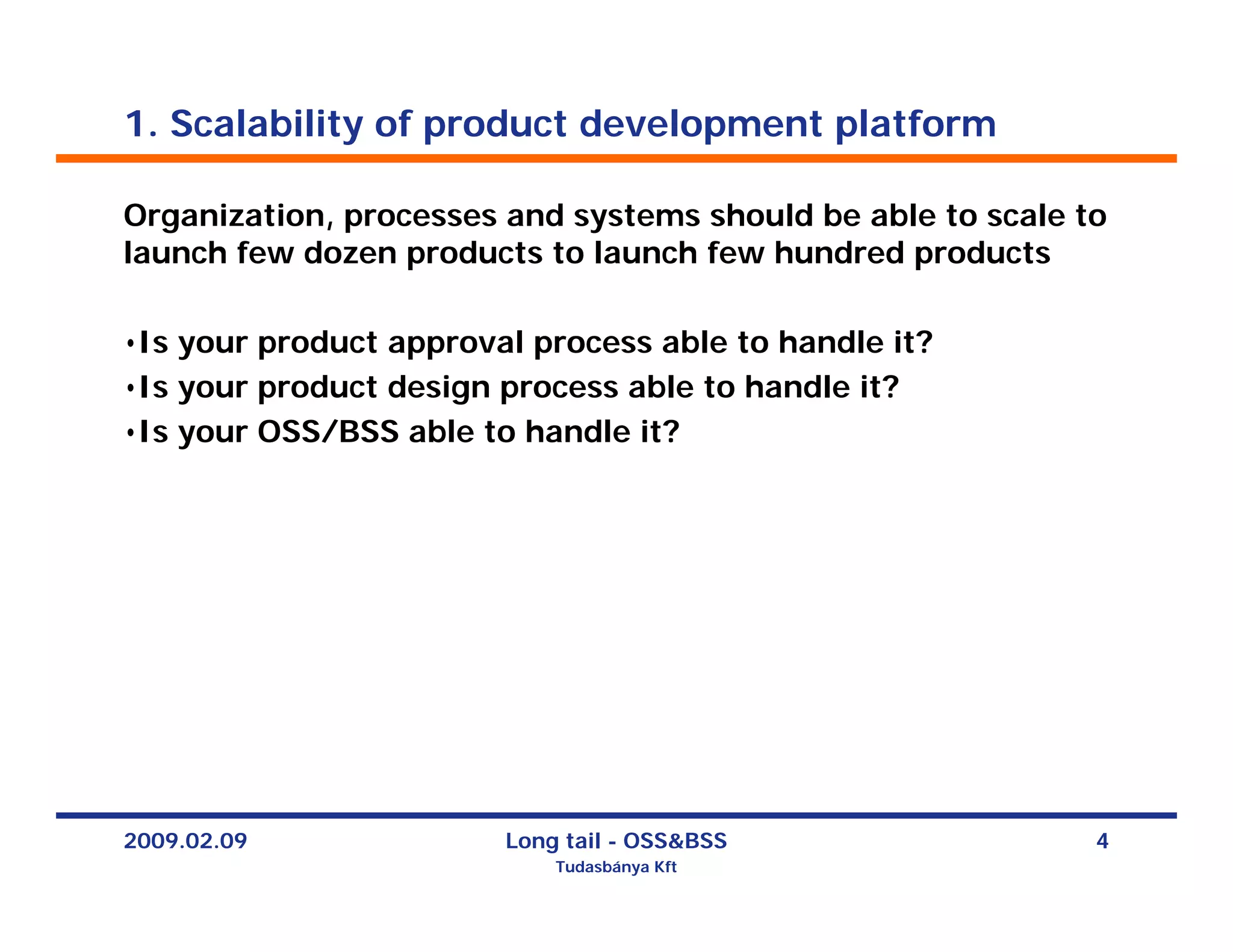 Long Tail Business Model and OSS/BSS | PDF | IT and Internet Support ...