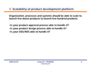 Long Tail Business Model and OSS/BSS | PPT