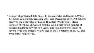 Long-Term Durability of Transcatheter Aortic Valve Prostheses | PPT