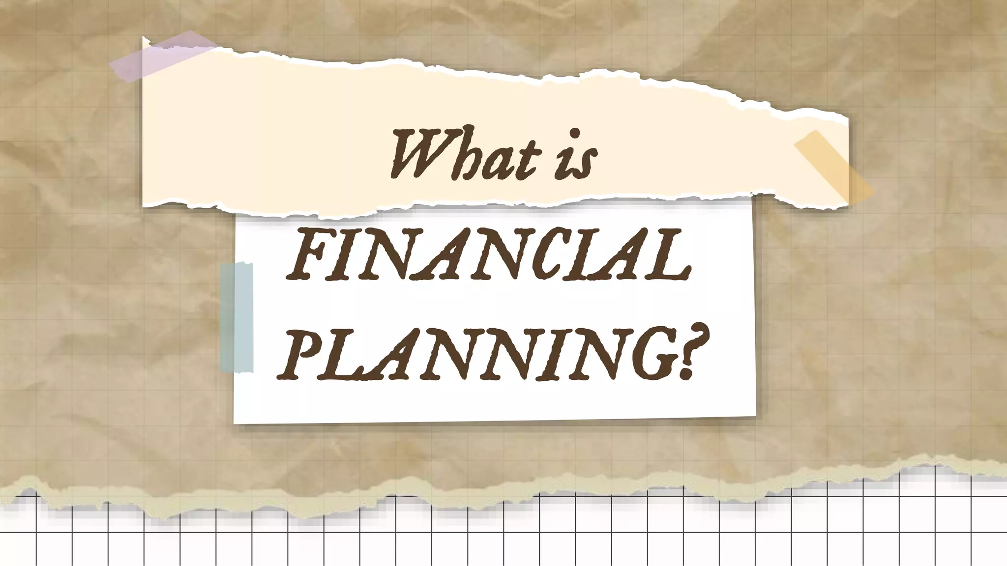 LONG-TERM FINANCIAL PLANNING.pptx