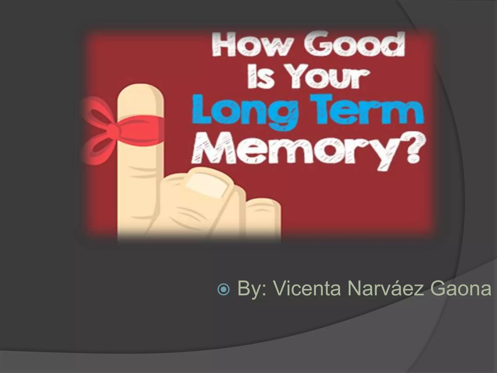 Long term memory | PPT