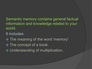 Long term memory | PPTX | Data Storage and Warehousing | Computing