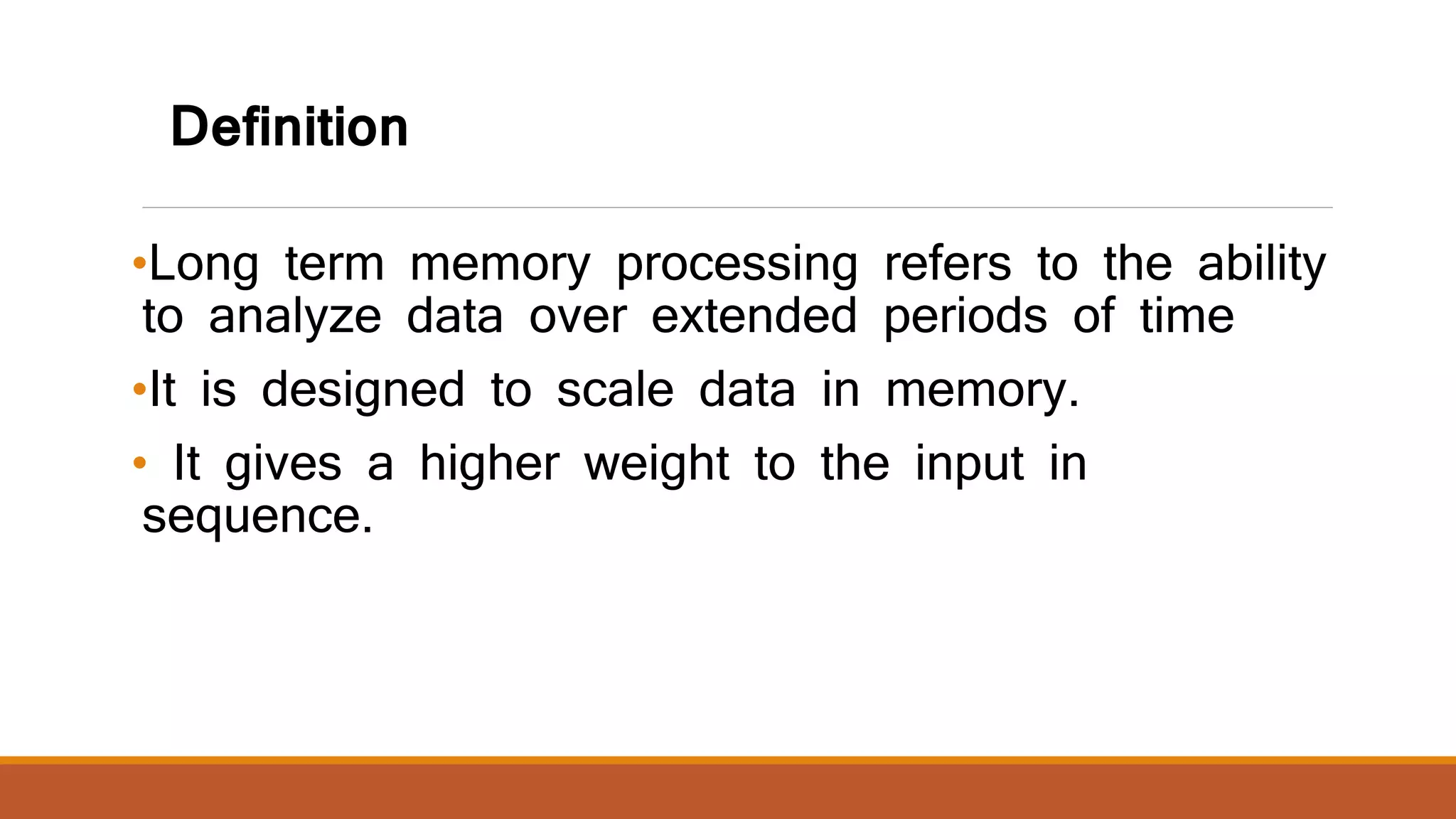 Long term memory processing | PPT | Free Download