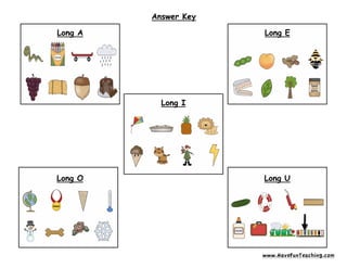 Long vowels-activity | PDF