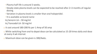 Long acting antipsychotics | PPTX