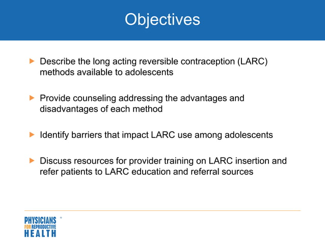 Long Acting Reversible Contraception | PPTX