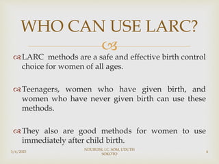 LONG ACTING REVERSIBLE CONTRACEPTIVES (LARC).pptx