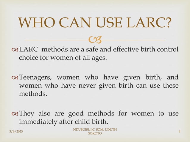 LONG ACTING REVERSIBLE CONTRACEPTIVES (LARC).pptx