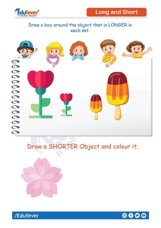 Long and short - UKG Worksheet | PDF