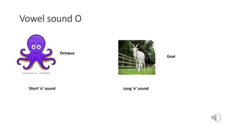 Long and short vowels Sounds | PPTX