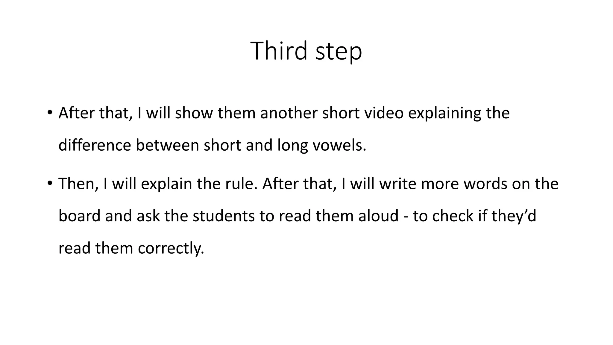 Long and short vowels | PPT