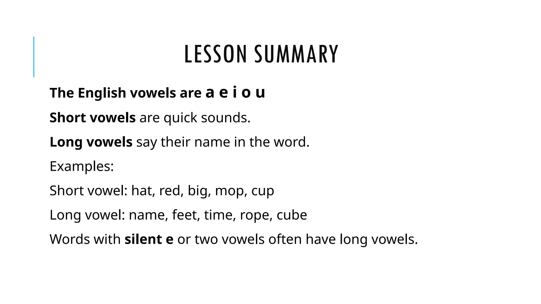 Long and short vowels in English Language.pptx
