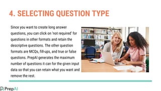 How to Create Long Answer Questions in 6 Steps | PDF
