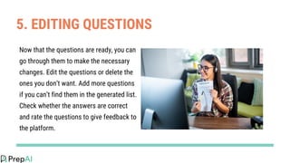 How to Create Long Answer Questions in 6 Steps | PDF