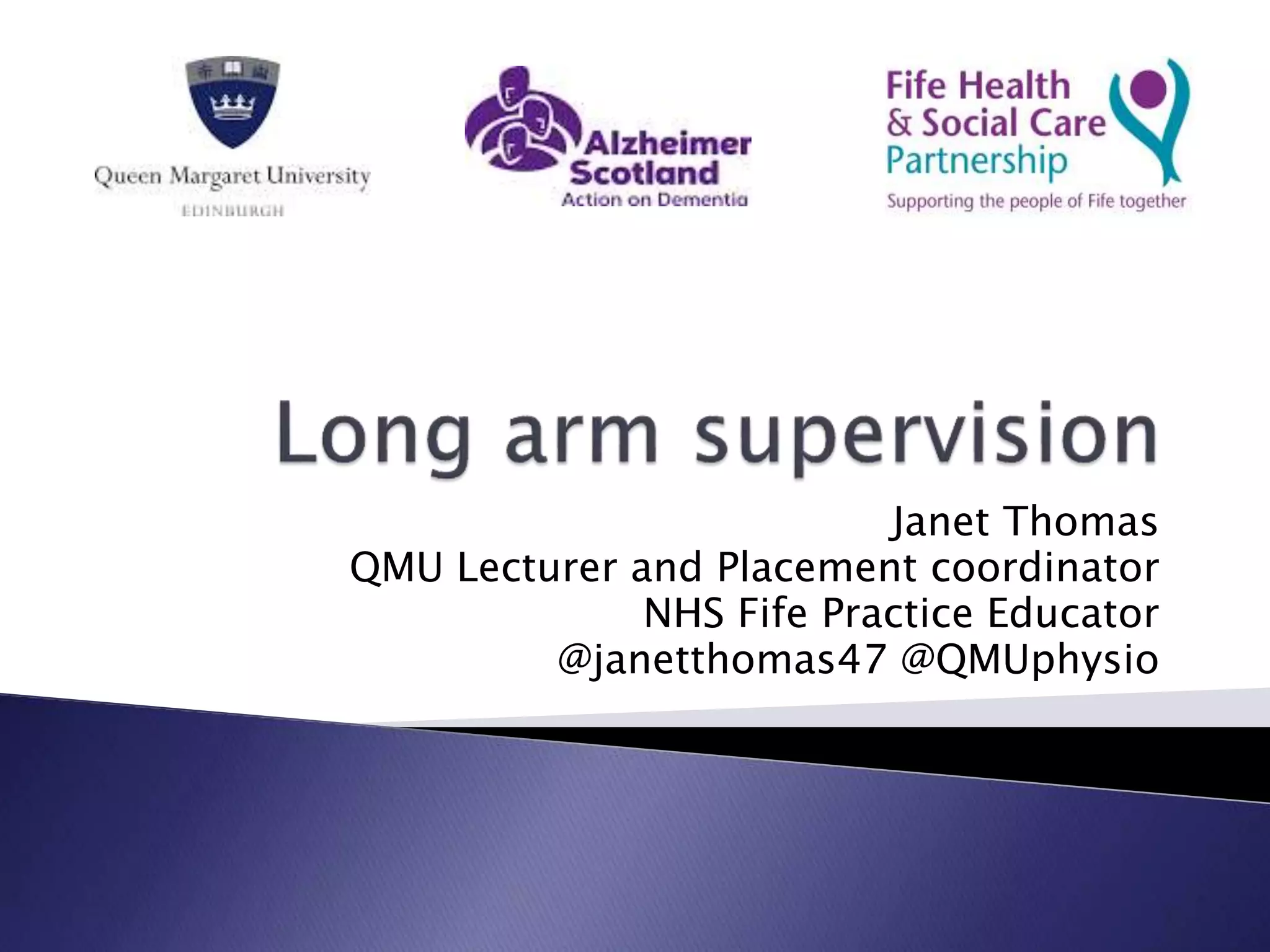 Long arm supervision models | PPT