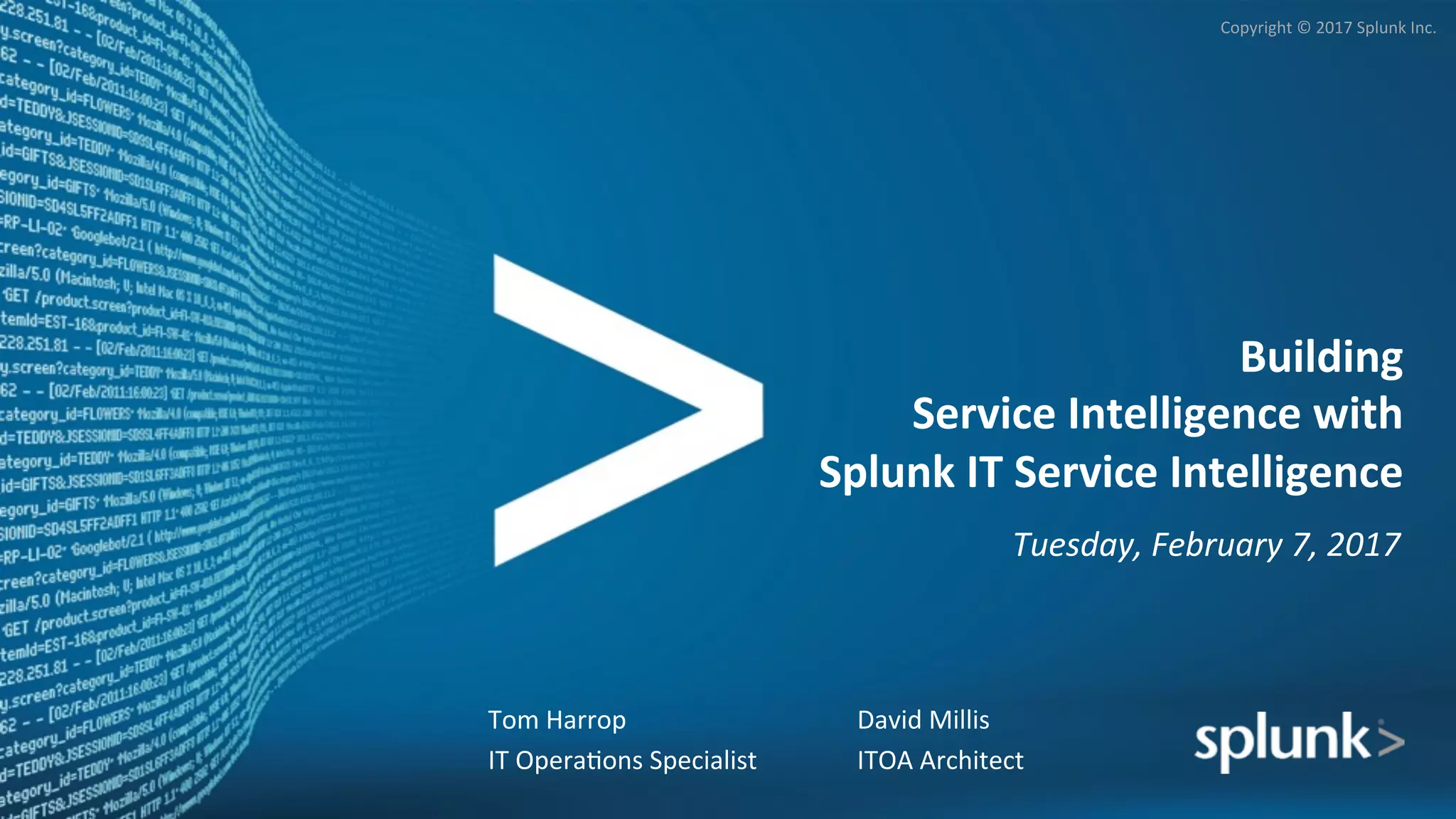 Building Business Service Intelligence with ITSI | PDF | Databases | Computer Software and ...