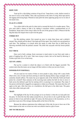 LEAD-UP GAMES for Different TEAM SPORTS | DOCX