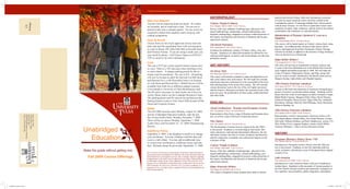 Lifelong Learning Brochure- 2009 | PPT