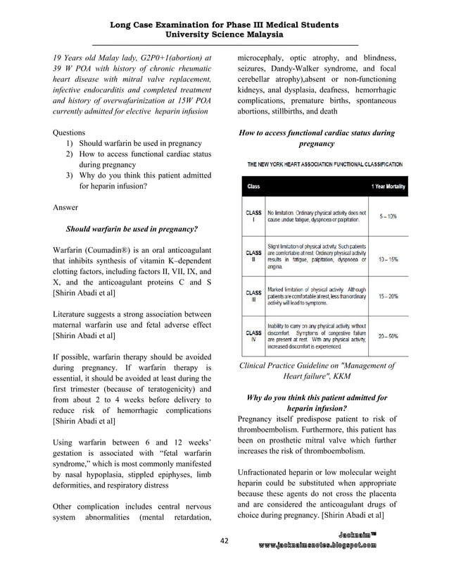 Long case examination for phase iii medical students usmkk | PDF