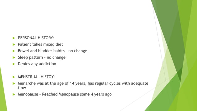 clinical presentation of breast lump case | PPTX | Menopause ...