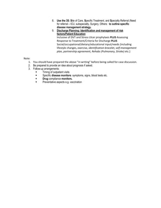 Long case presentation in clinical exams. | PDF