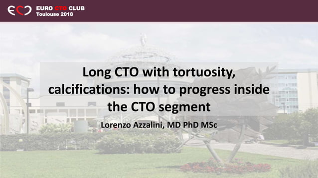 Long CTO with tortuosity, calcifications: How to progress inside the ...