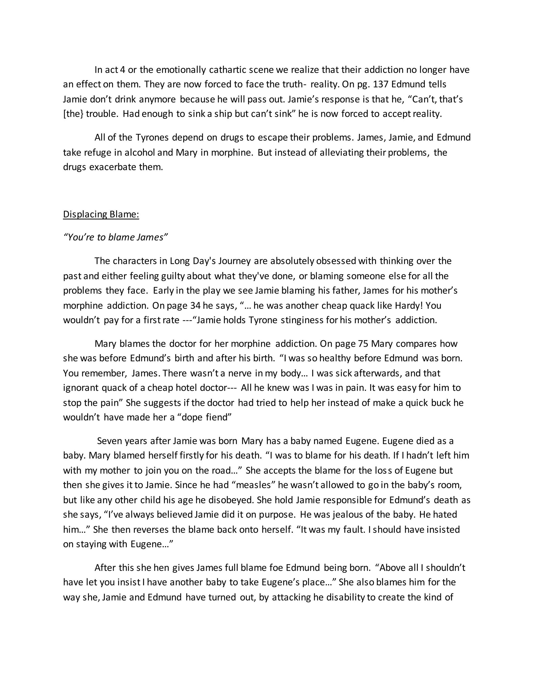 Long day's jouney into night | DOCX