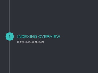 MySQL Indexing | PPT