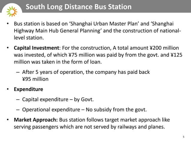 Shanghai Long Distance Bus Station | PPT | Rail Travel | Travel Type
