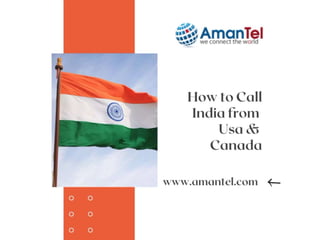 Long Distance International Calling Rates to Call India | PPT