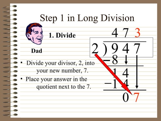 Long Division: Daddy, Momma, Sister, Brother, Rover | PPT