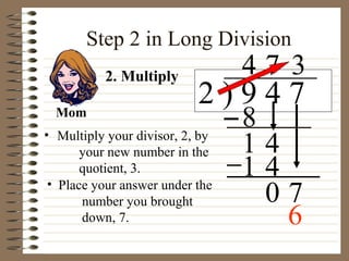Long Division: Daddy, Momma, Sister, Brother, Rover | PPT