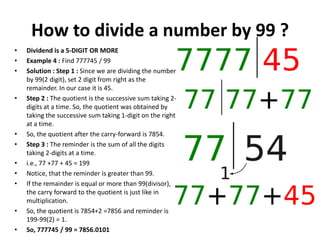 Long division- DOWNLOAD ENABLED | PPT