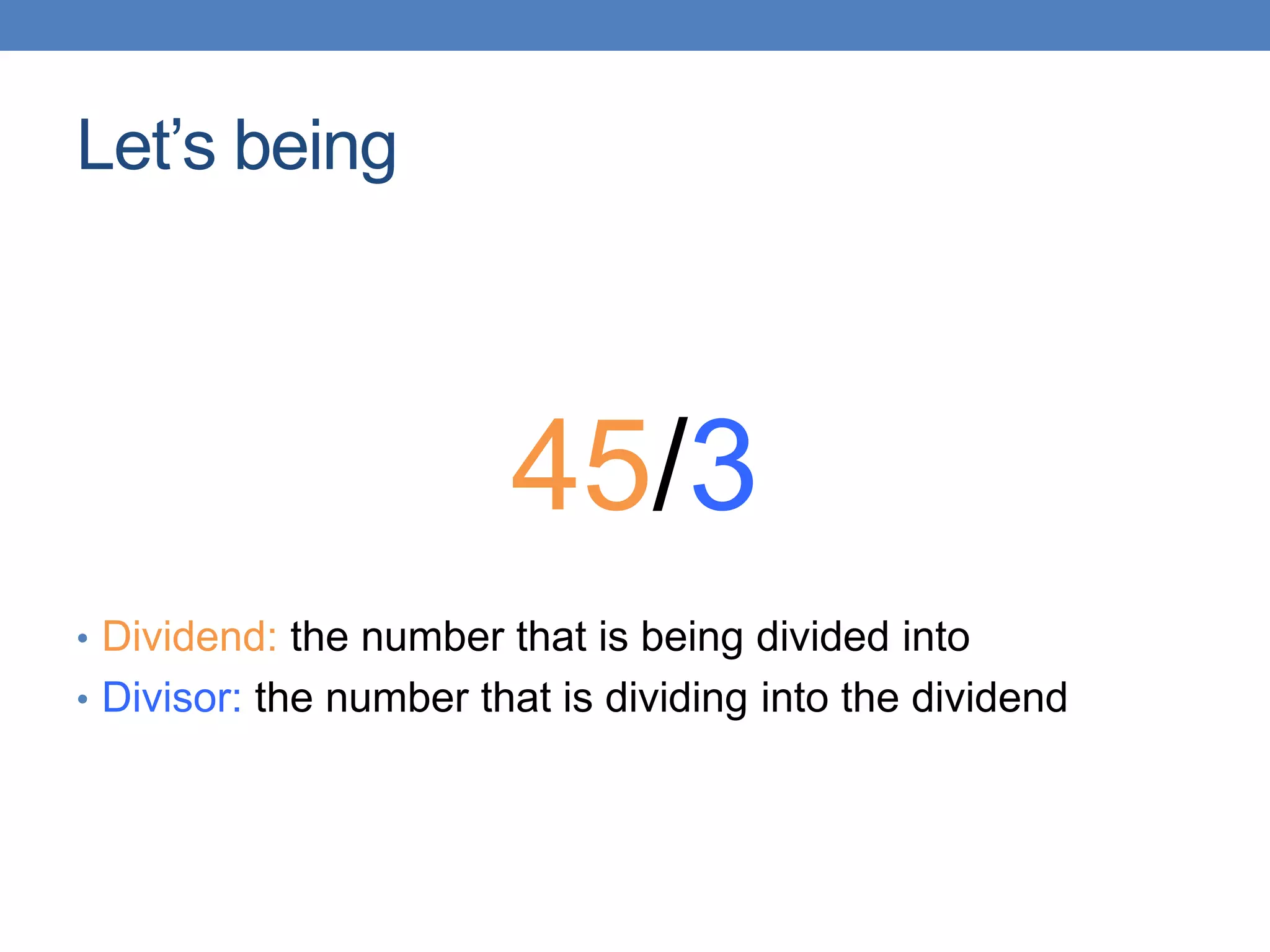 How to: Long Division | PPTX