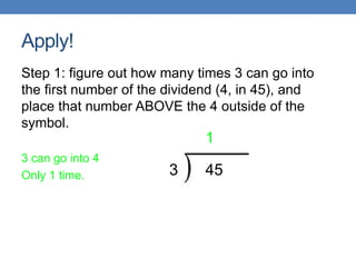 How to: Long Division | PPTX
