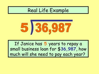 Long division intro | PPT
