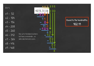 Long division practice #2 notes | PDF