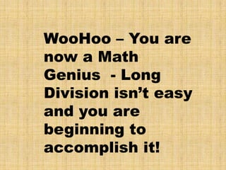 Long Division Tutorial | PPTX